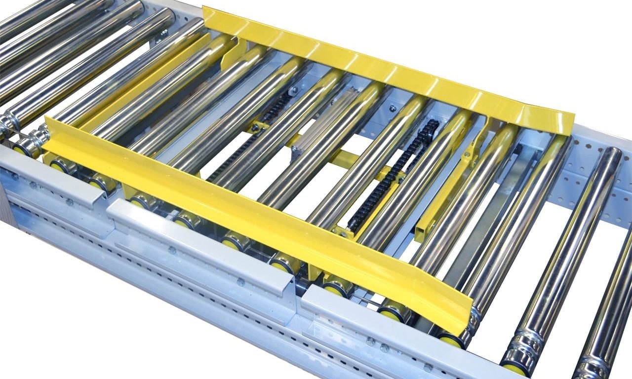 AX100: Centering unit | Are used to center the goods | MH Modules