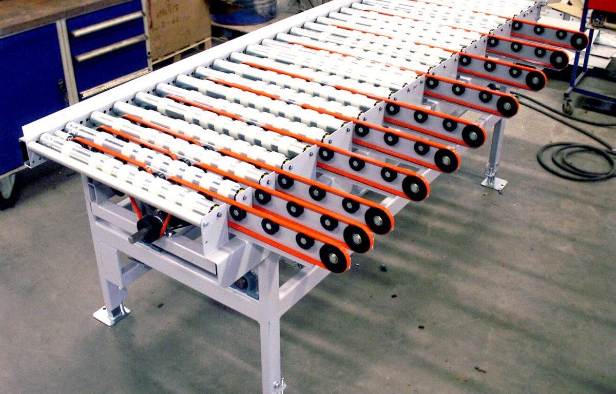 FR100: Transveyor | For 90° transfer between conveyors | MH Modules